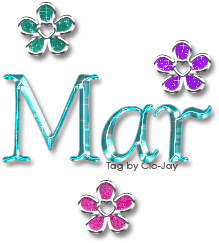 mar (in Glitter Text)