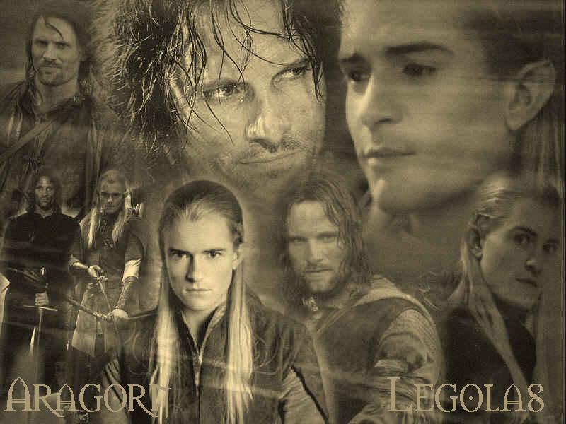 Legolas and Aragorn Lord Of the Rings (in Backgrounds)