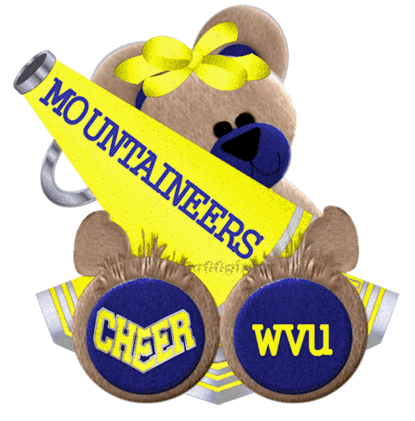 WVU Bear (in Sparkles)